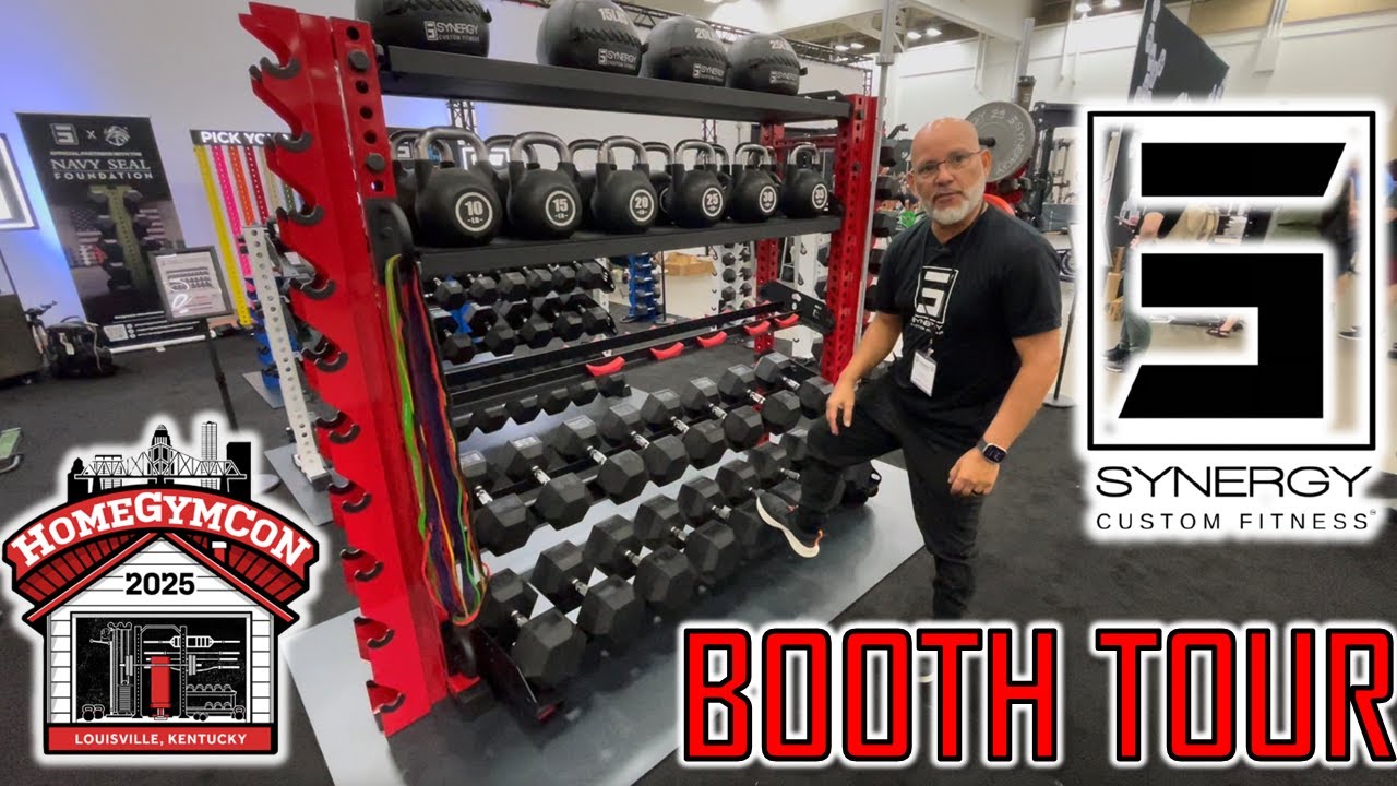Synergy Custom Fitness: Home Gym Con 2025 Booth Tour - YouTube