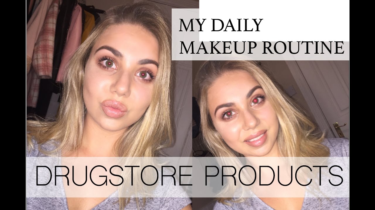 MY DAILY MAKEUP ROUTINE - Affordable products | Emma Louise Doyle - YouTube