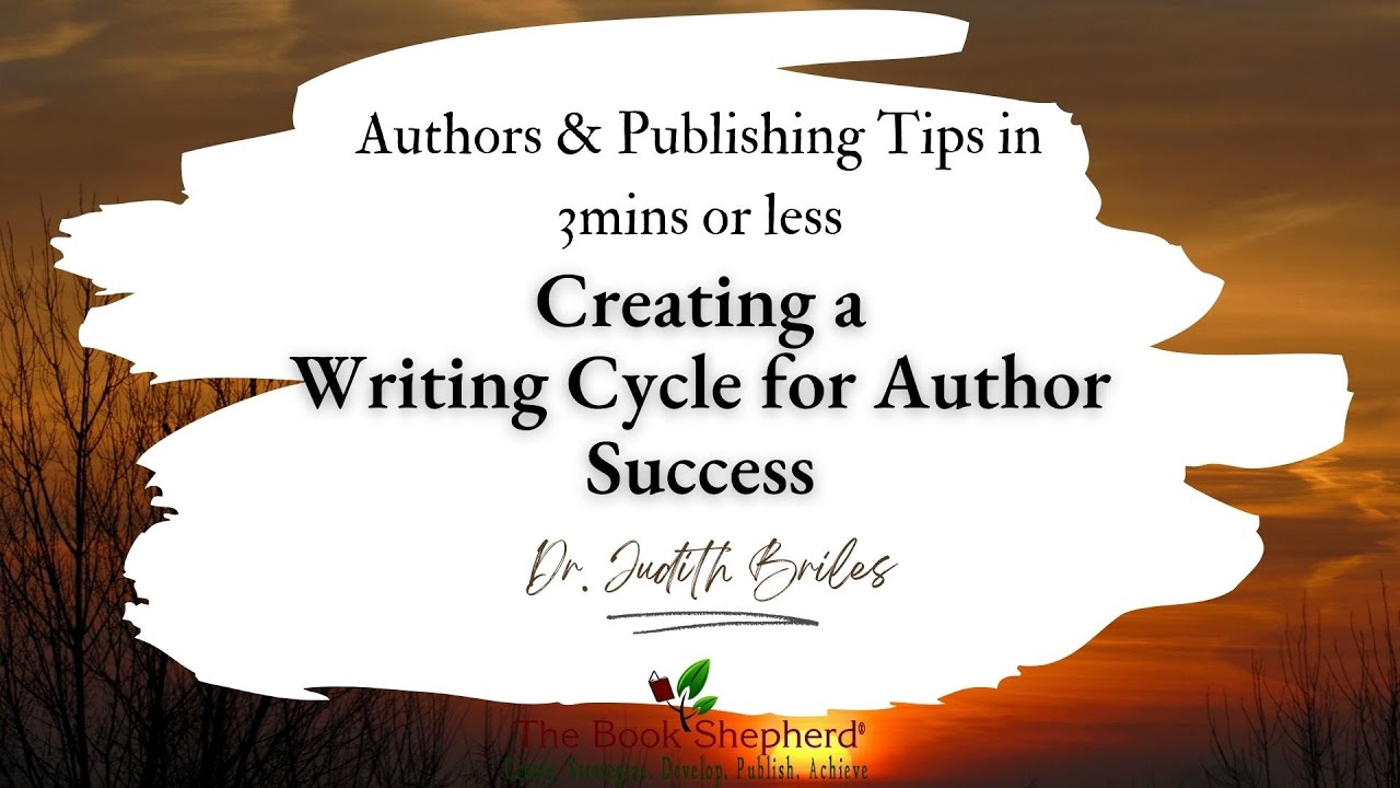 Creating a Writing Cycle for Author Success - YouTube