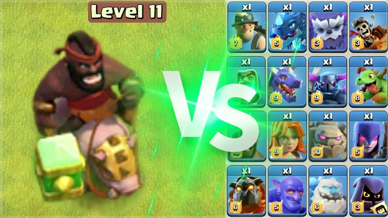 New Hog Rider vs All Troops - Clash of Clans - YouTube