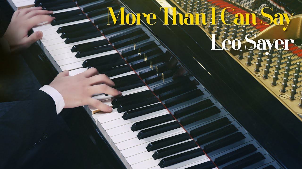 I Love You More Than I Can Say - Leo Sayer Piano Cover by Grateful ...