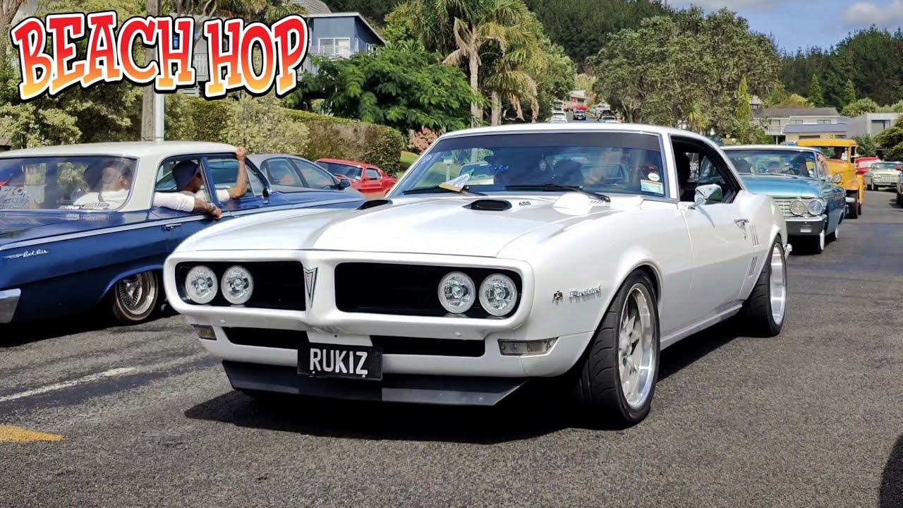 LONGEST Classic Cars Parade Ever!! All the Cars of Beach Hop 2024 - YouTube