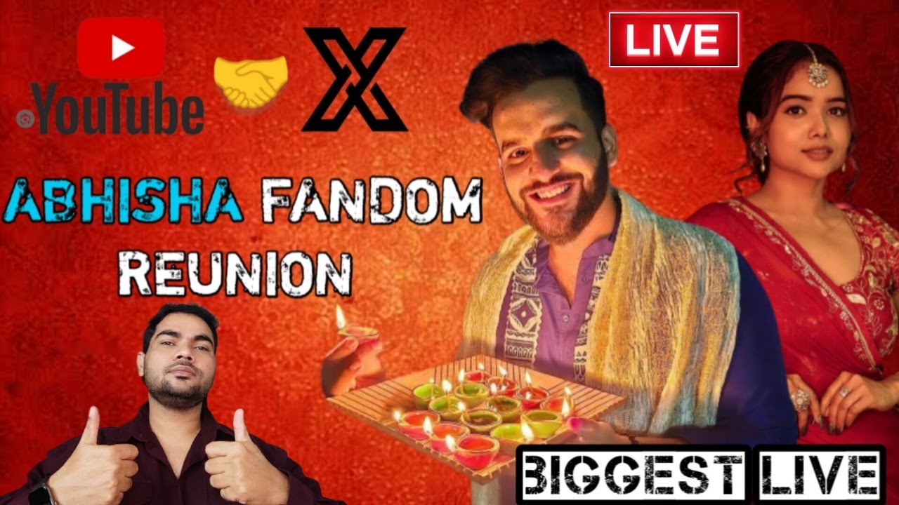 ABHISHA FANDOM LIVE | YT-X ABHISHA FANDOM REUNION Manisha Rani ...