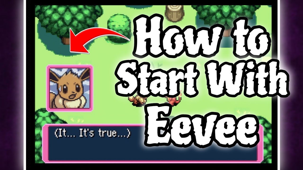 How to Start with Eevee in Pokemon mystery Dungeon Red Rescue Team ...