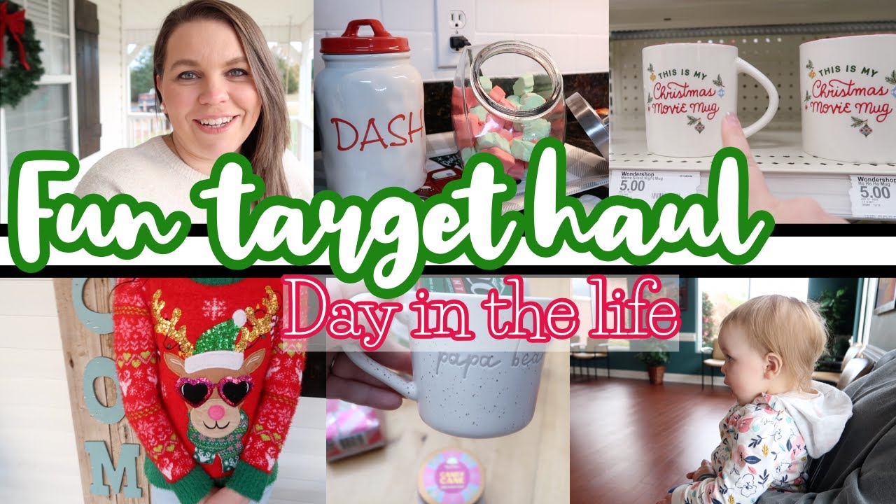 Target shop with me and HAUL || Day in the life of a large family mom ...
