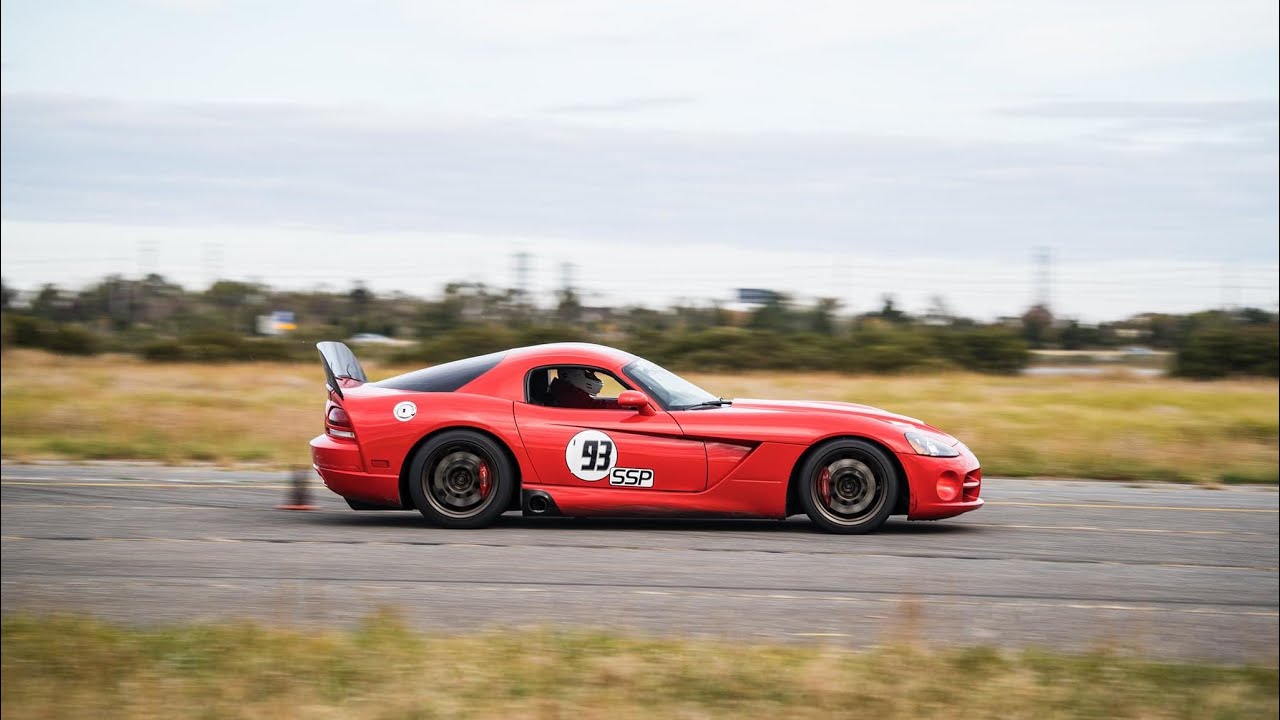 SSP Dodge Viper South Jersey Region SCCA Autocross Bader Field 11-7-21 ...