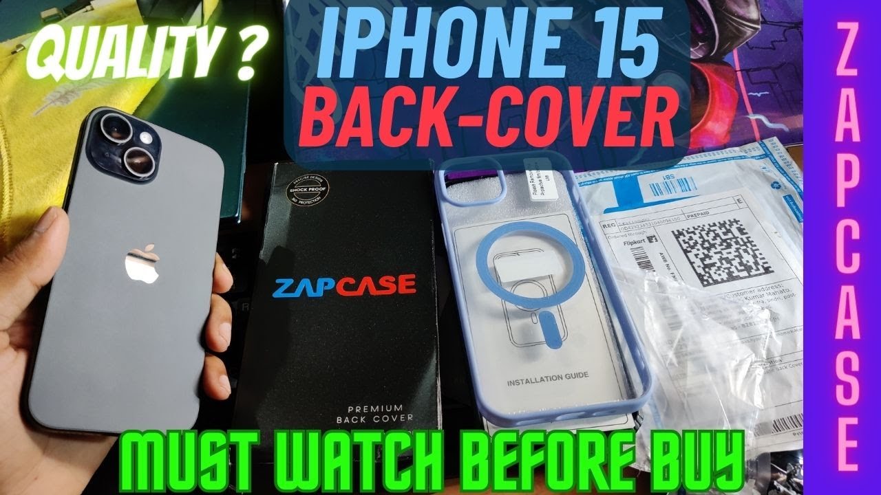 iPhone 15 back cover from Flipkart | Zap case| review and Quality test ...