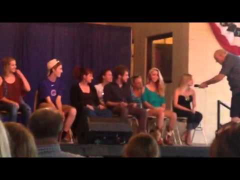 Getting hypnotized at the Illinois state fair-take 2 - YouTube