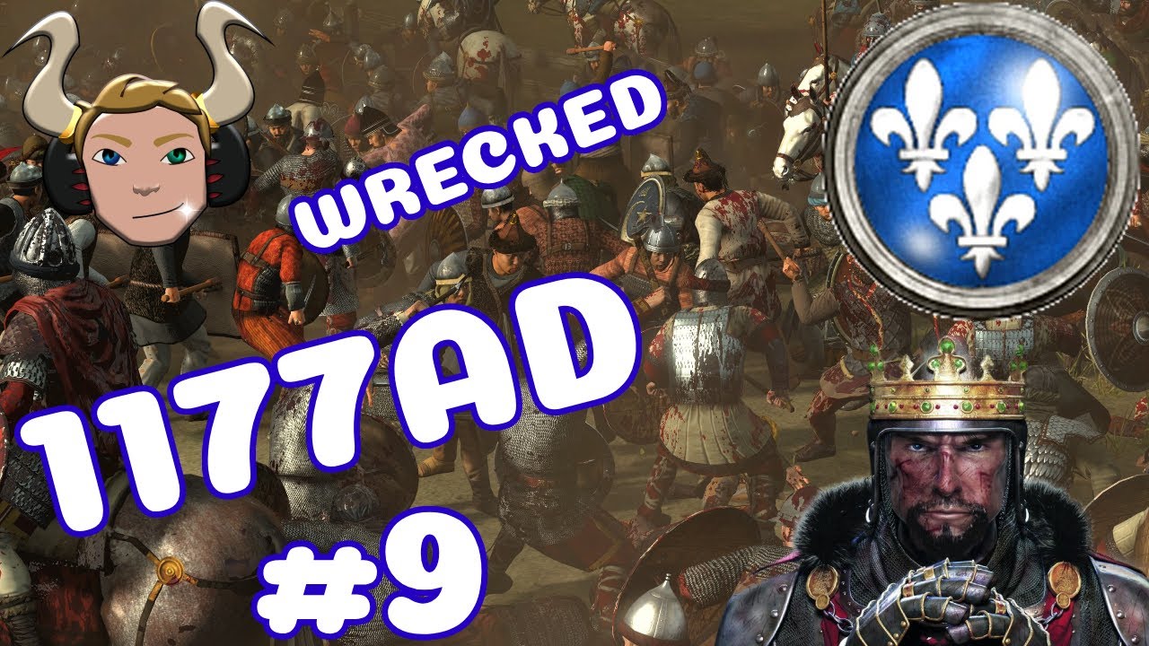 GETTING WRECKED!!! WAR ROME 2 1177 AD [FRANCE] PART 8 - YouTube