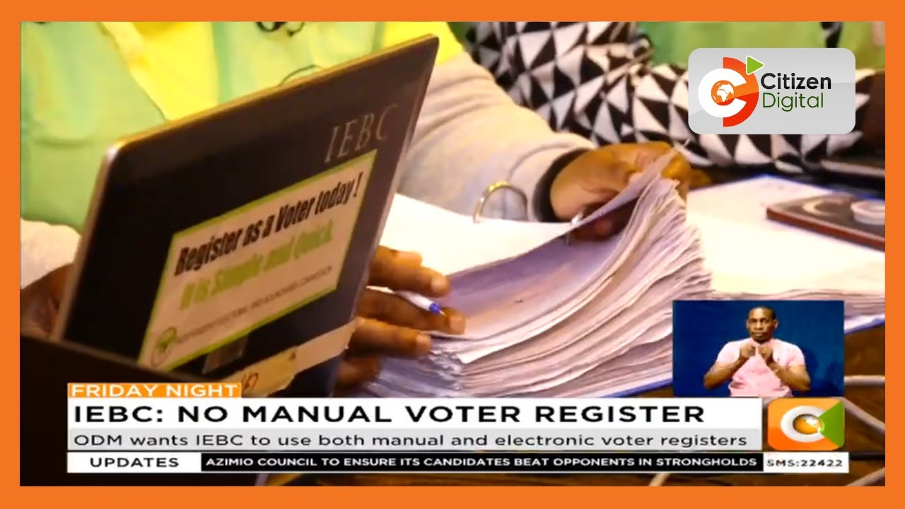 IEBC insists it will only use electronic voter register during August ...