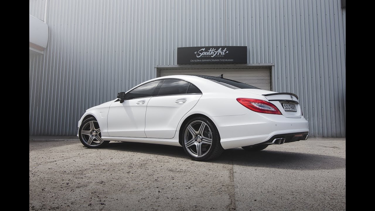 Mercedes Benz CLS63 AMG - 3M Satin White - YouTube