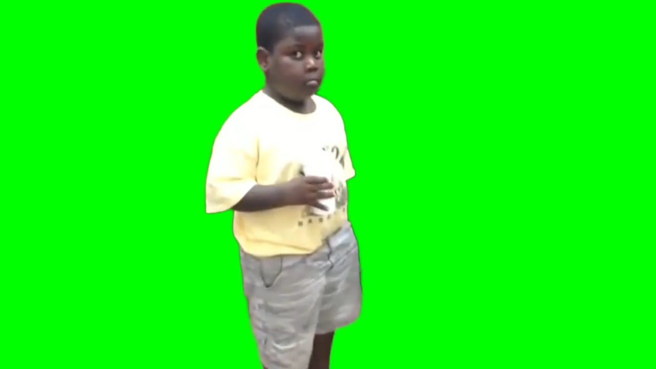 Awkward Kid Staring at Popeyes Meme (HD GREEN SCREEN) - YouTube