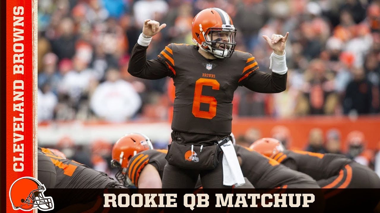 Baker vs. Lamar: Rookie QB Matchup in Week 17 | Cleveland Browns - YouTube