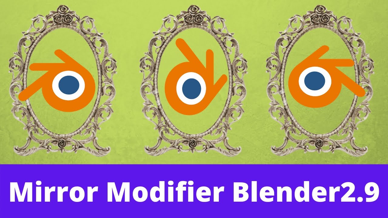 Blender 2.9 Mirror Modifier Tutorial for beginners 🎨 (+ make a simple ...