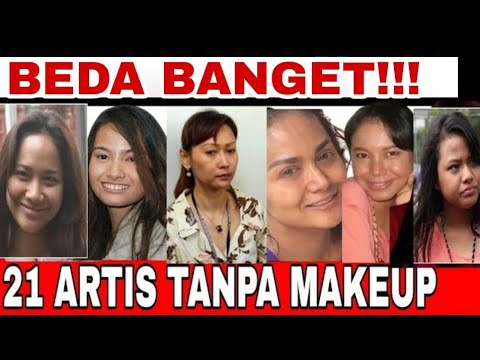 Beda Banget‼️21 Wajah Asli Artis Indonesia Tanpa Memakai Makeup