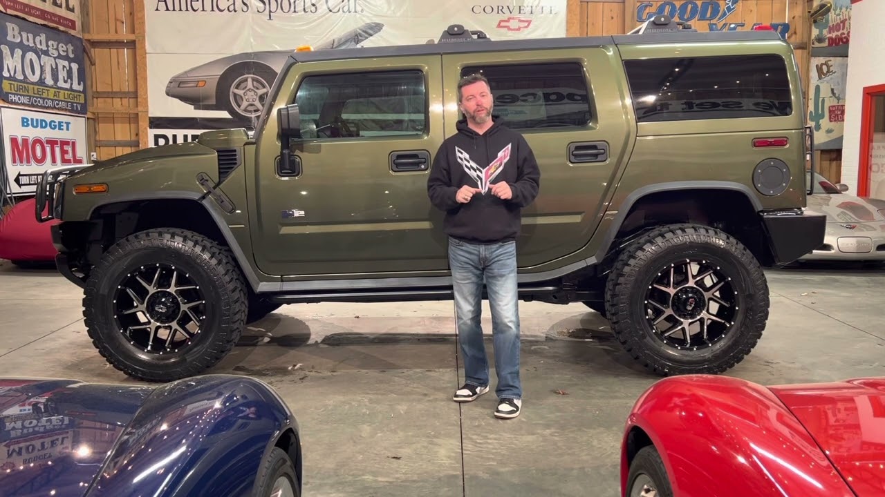 2003 Hummer H2, Sage Green, Low 122k Miles, 20’s & 37’s - $24,900 - YouTube