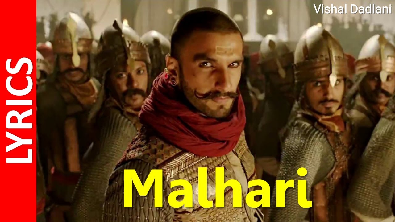 Bajirao Mastani : Malhari (Lyrics) | Ranveer Singh || HD - YouTube