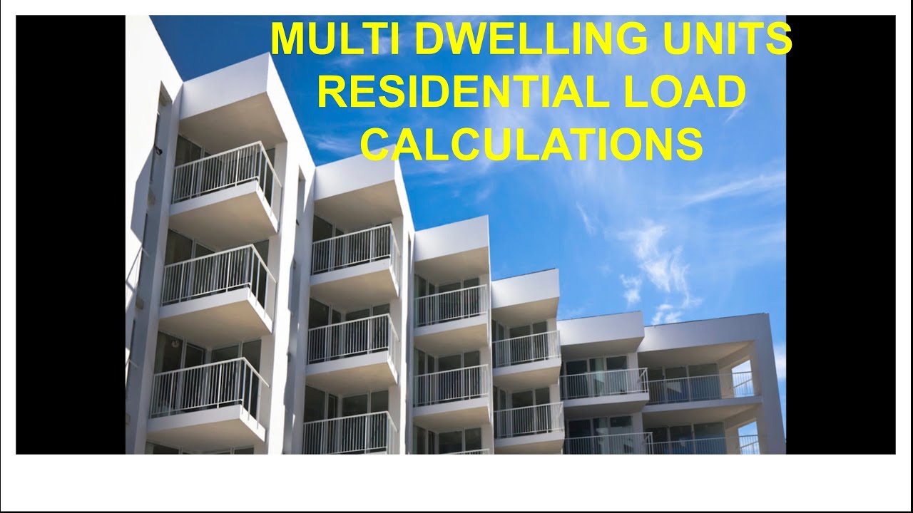 THE MULTI DWELLING UNITS RESIDENTIAL LOAD CALCULATIONS ( The FILIPINO ...