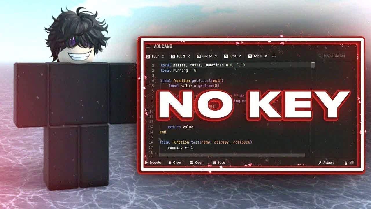 Roblox Executor VOLCANO Best Working Exploit NO KEY & FREE 2025 [98% ...