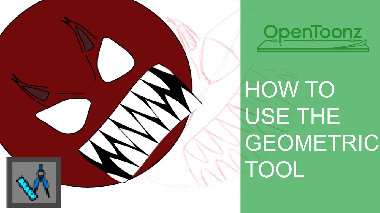 How to use the Geometric Tool - OpenToonz - YouTube