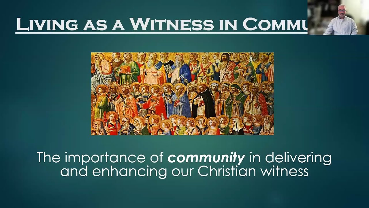 Living as a Witness in the Community - YouTube