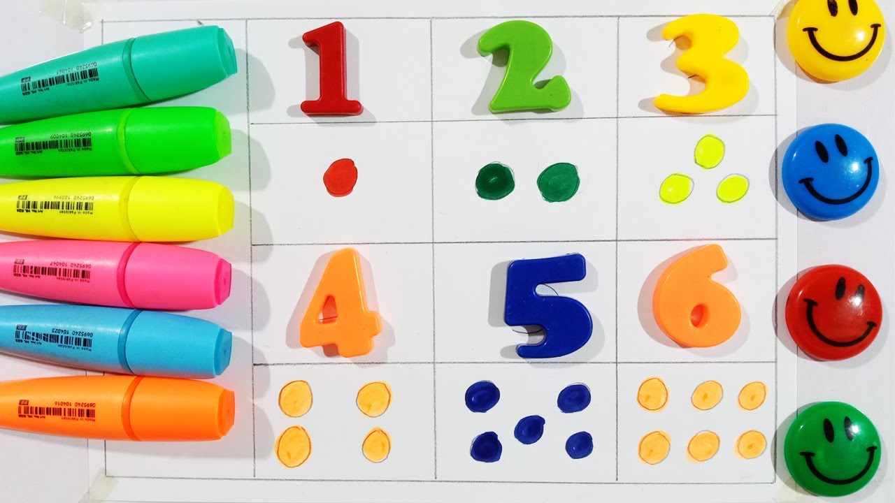 123 letters for kids - How to draw 123 - kids class #toddlers #kidssong ...