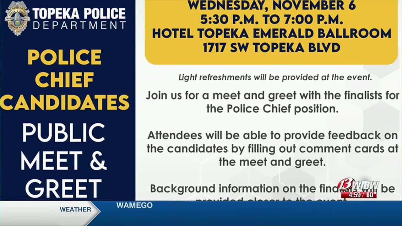 City of Topeka closes police chief application - YouTube