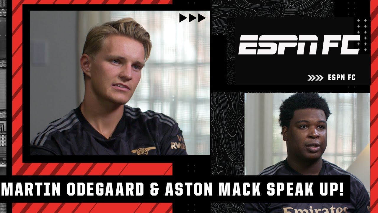 Martin Odegaard and Aston Mack speak up on taking a knee and support ...