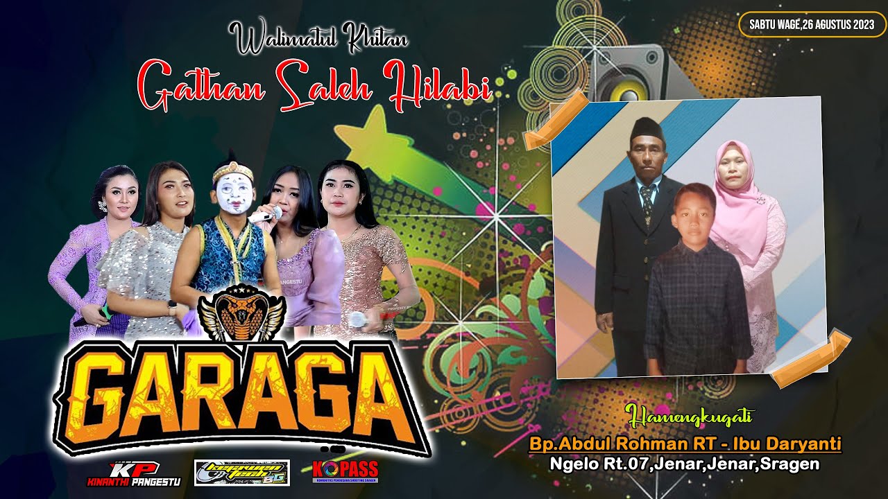 🔴Live Part 2 "GARAGA DJANDHUT" // BG Audio | KP Pro // Walimatul Khitan ...