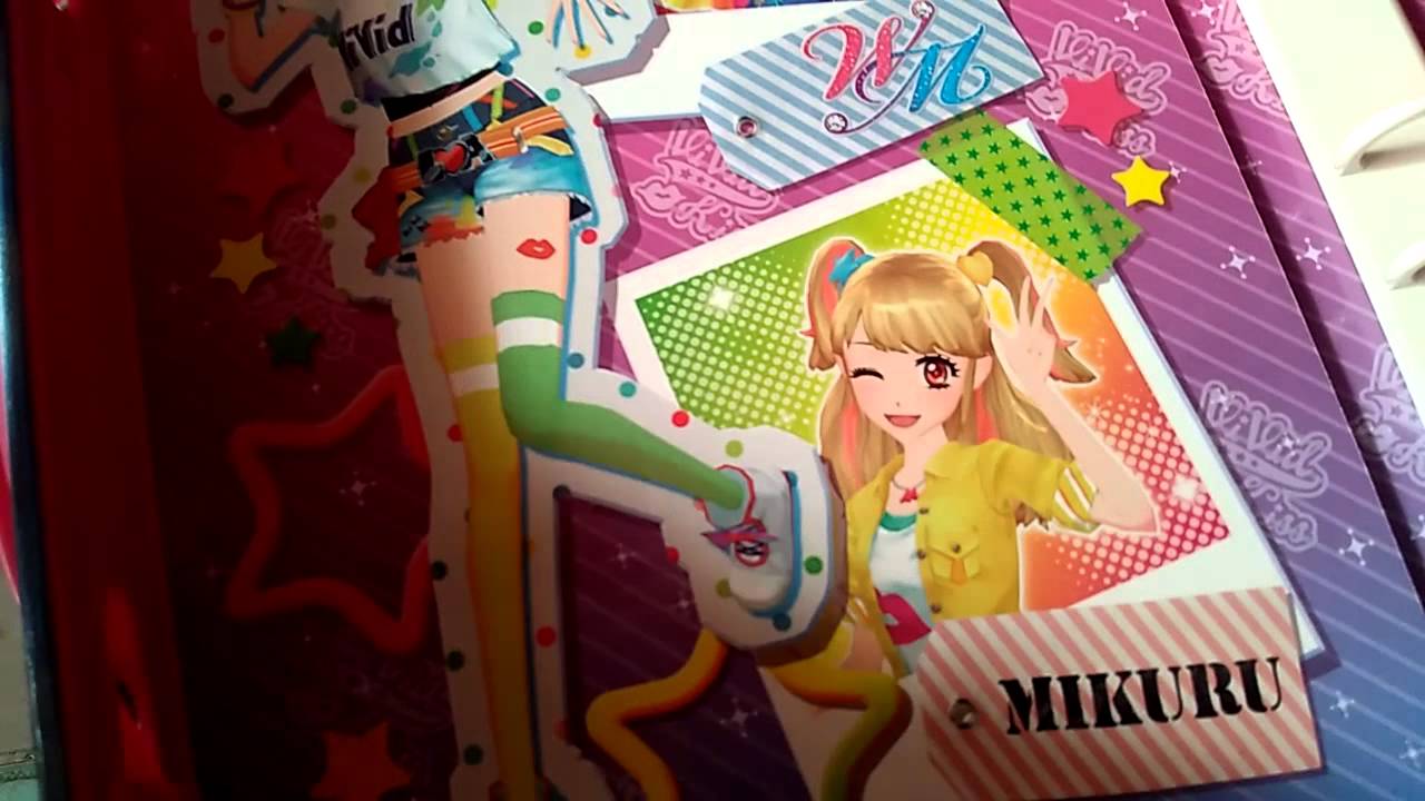 Reviews Binder Official Aikatsu Vivid Kiss - YouTube