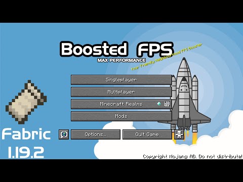 Boosted FPS Modpack Minecraft 1.19.2 (Fabric Performance Mods 1.19.2 ...