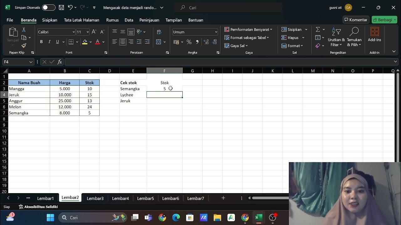 cara mengatasi #N/A menggunakan IFERROR - YouTube