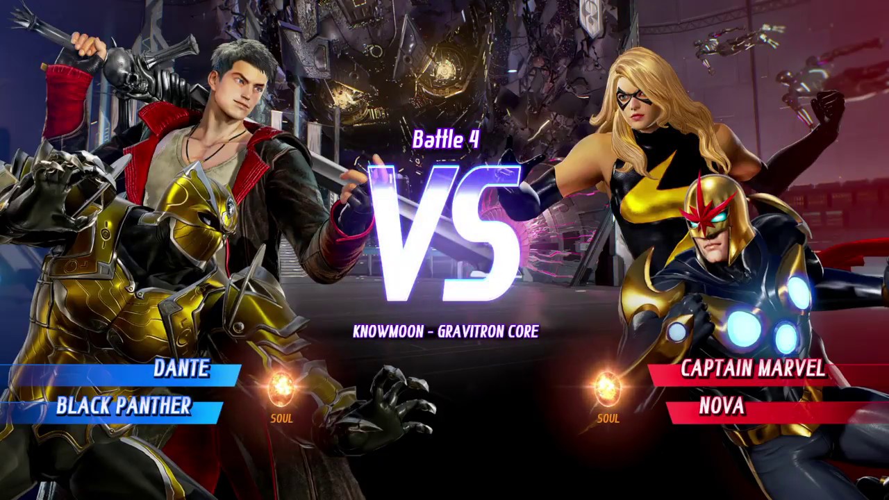 MARVEL VS. CAPCOM: INFINITE Dante,Black Panther Alt. Costume Gameplay ...