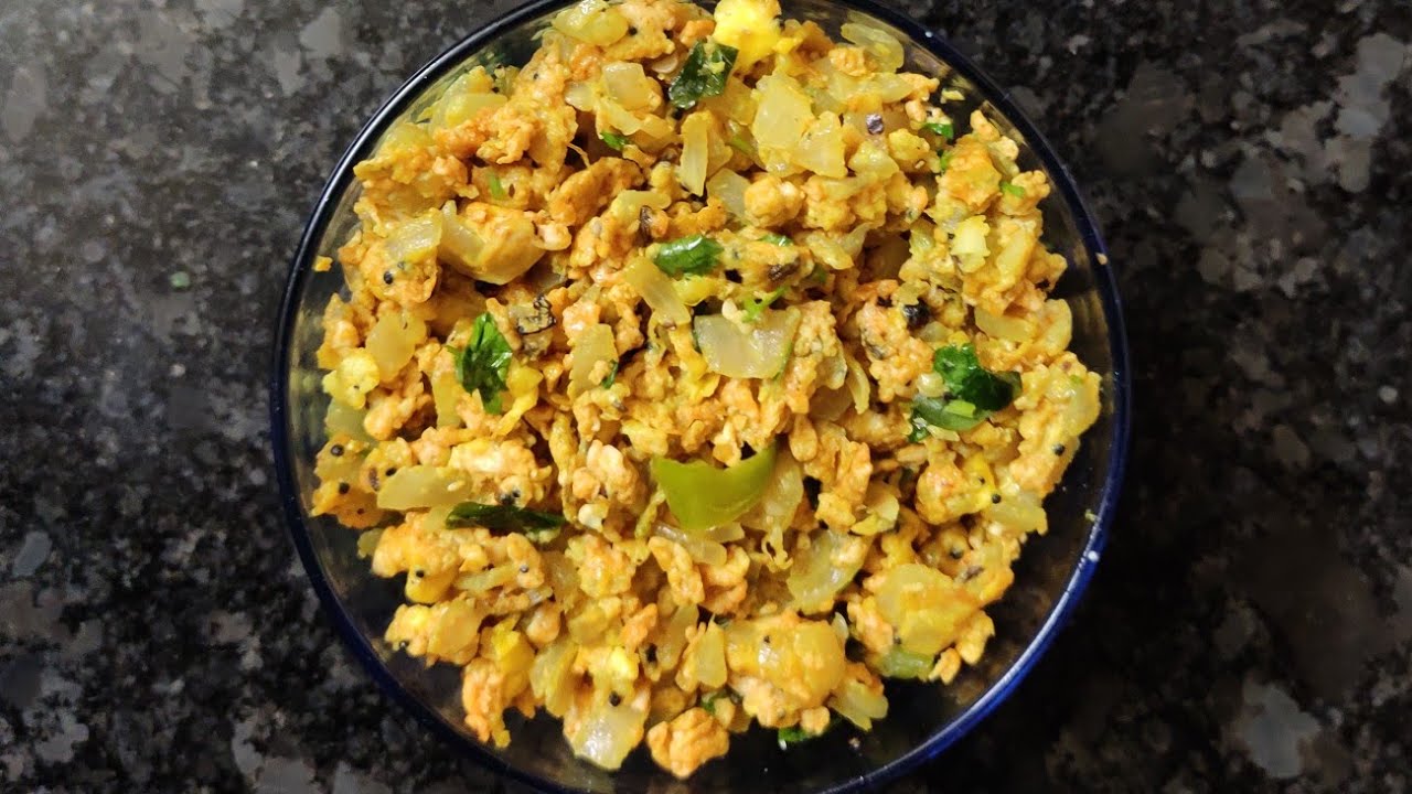 BEGINNERS LESSON-11:EGG PODIMAS - a very easy recipe to make in 10mins ...