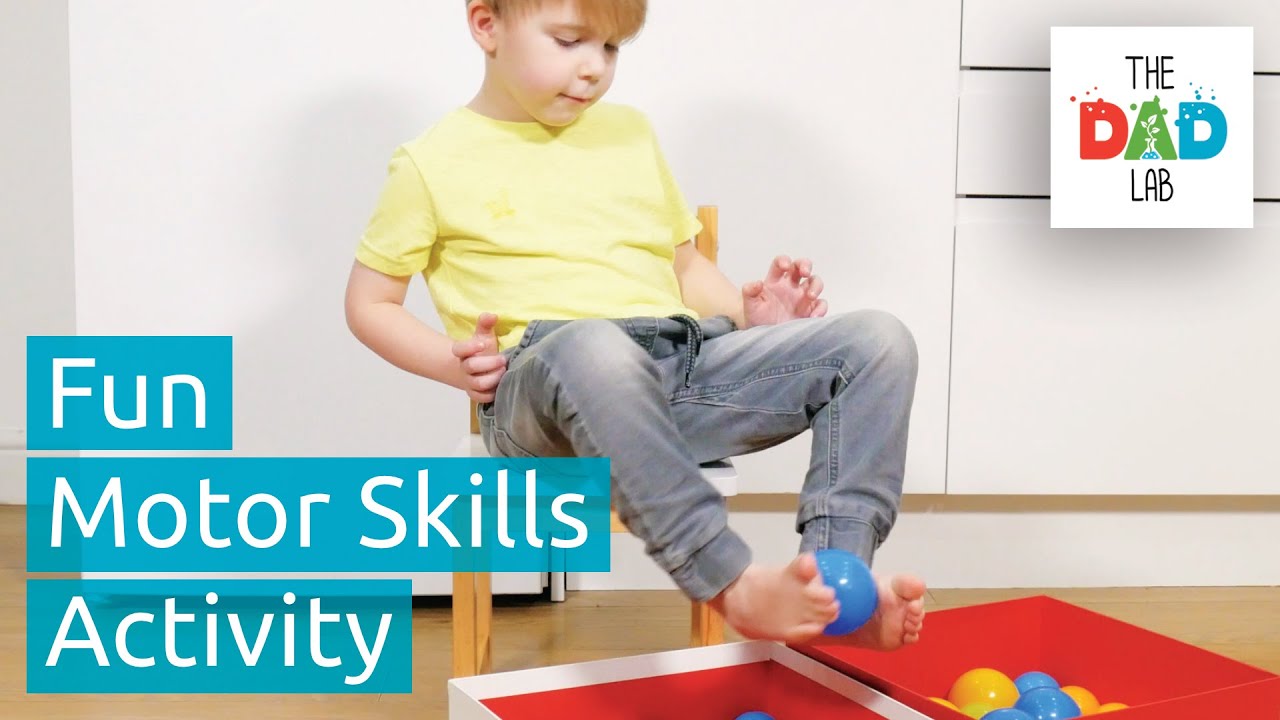 Foot-Ball Game | Toddler Activities for Motor Skills - YouTube