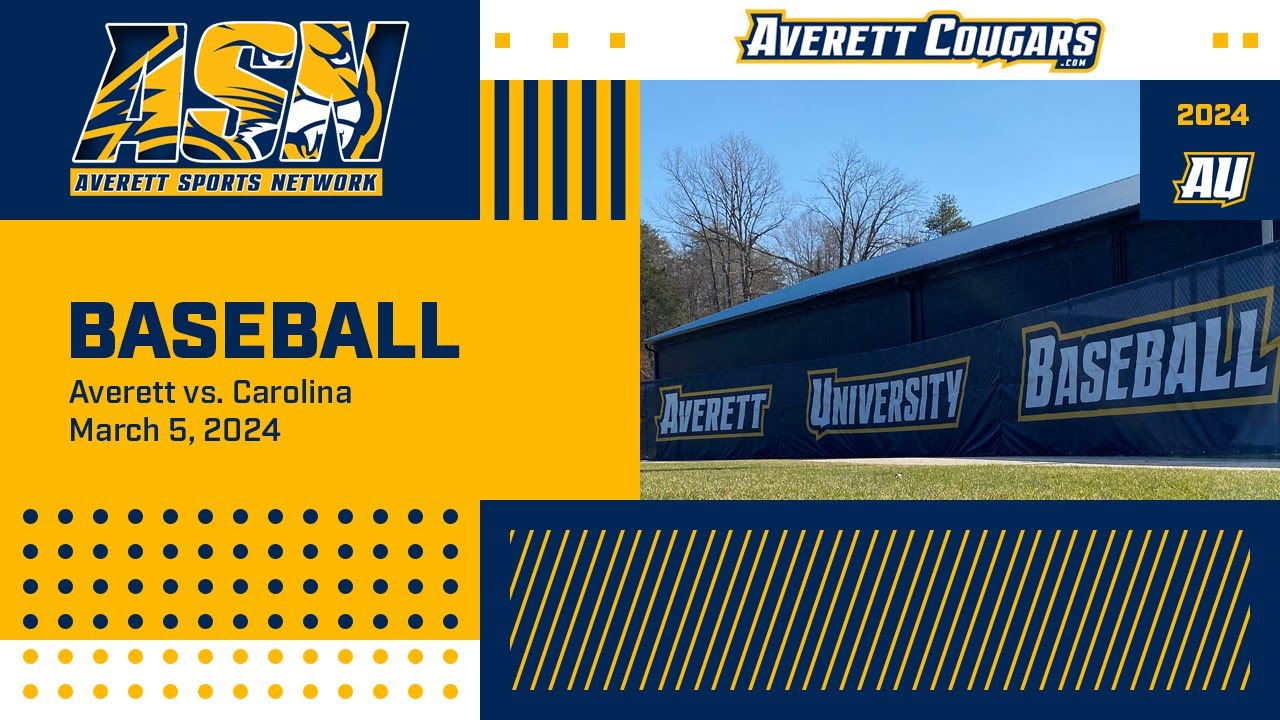 Averett baseball vs. Carolina (DH) - YouTube