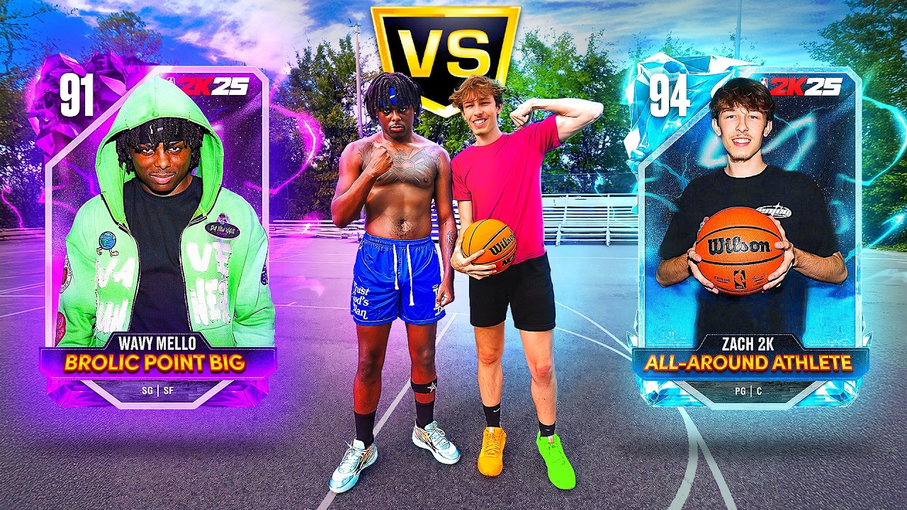 Zach 2K VS Wavy Mello INTENSE 1v1 Basketball - YouTube