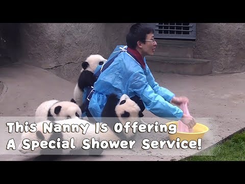 This Nanny Is Offering A Special Shower Service!  | iPanda