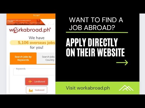 HOW TO FIND A HIRING JOB AT WORK ABROAD.PH STEP BY STEP TUTORIAL | UPDATED WEBSITE FOR JOB HUNTING