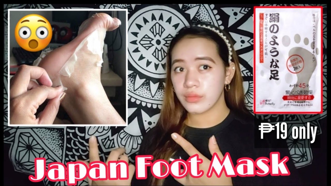 Mura at Effective 😱 Japan Foot Mask Review • Nhova Kristy - YouTube