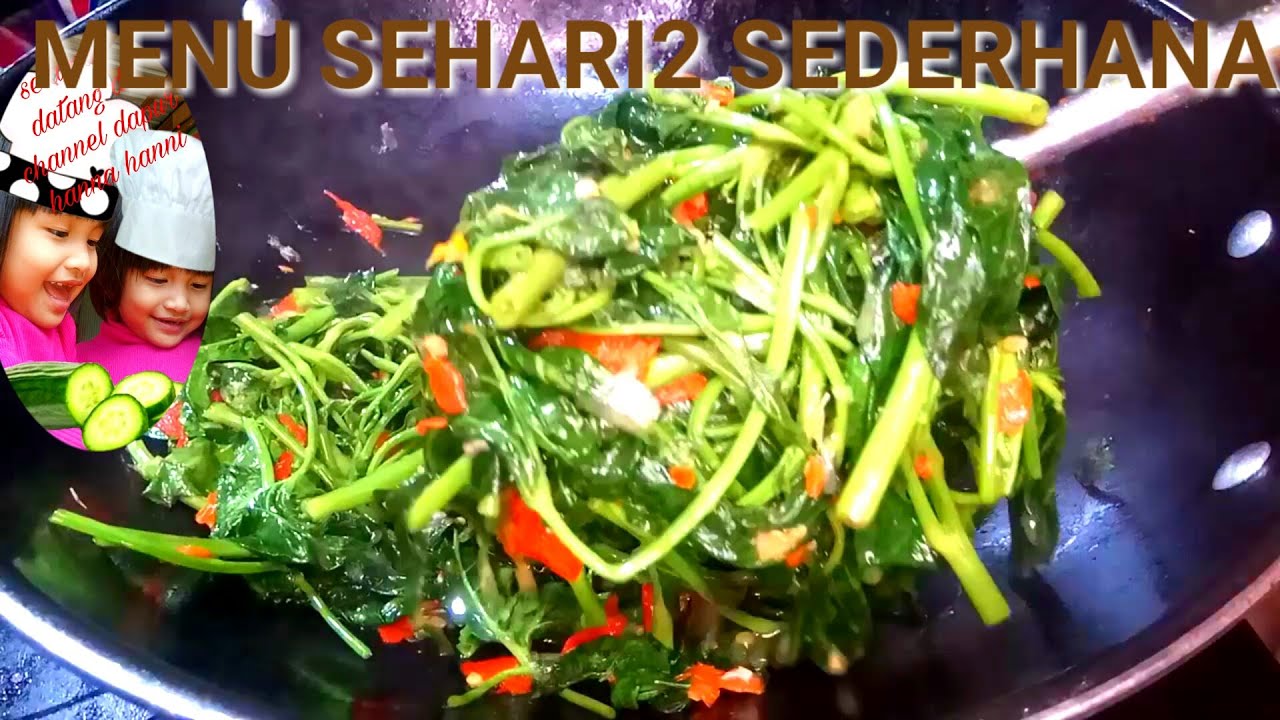 ENK NYA KEBANGETAN OSENG2 KANGKUNG HUTAN INI BIKIN NGABISIN NASI../MENU SEHARI2 SEDERHANA - YouTube