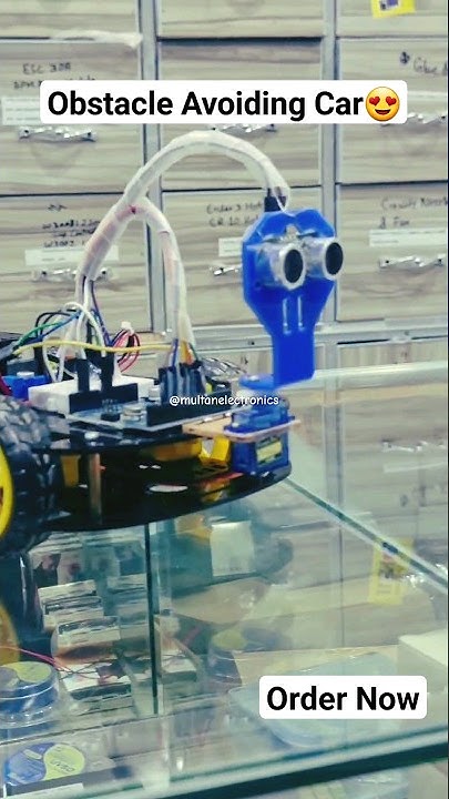 Diy Arduino Obstacle Avoiding Car Viral Robotics Arduino Arduinoproject Obstacleavoidingcar