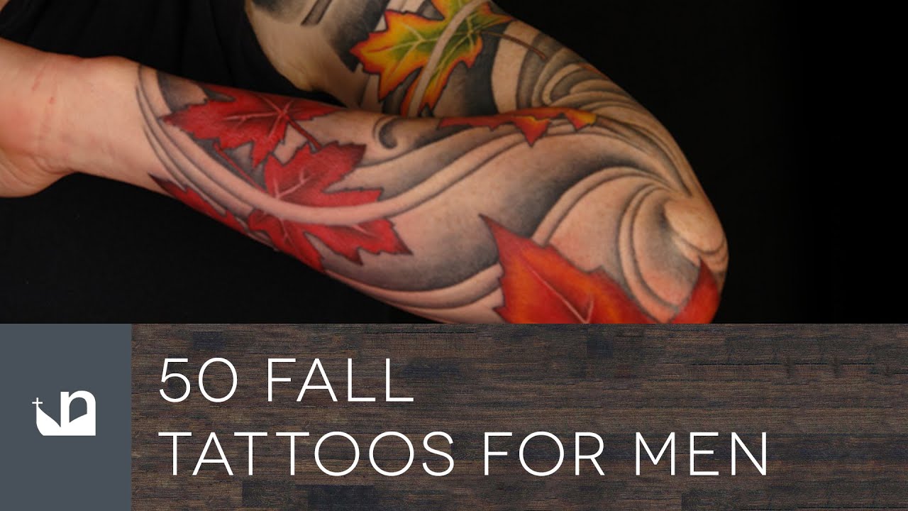 50 Fall Tattoos For Men - YouTube