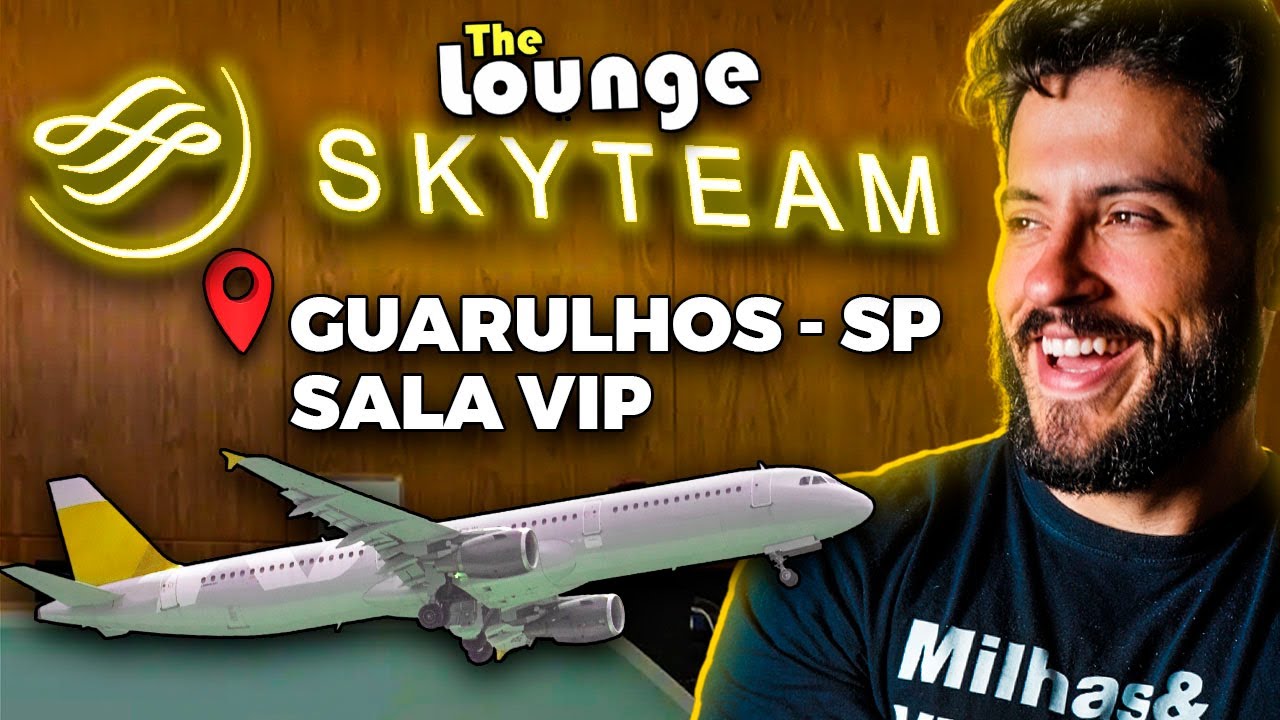 Sala VIP THE LOUNGE Skyteam Guarulhos - Terminal 2 Internacional - YouTube