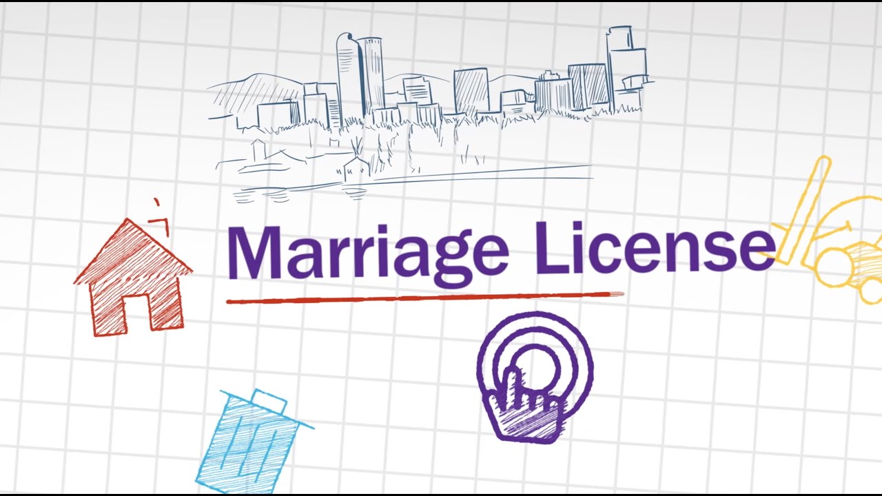 How To Get a Marriage or Civil Union License in Denver - YouTube