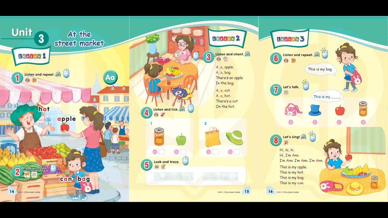 Tiếng Anh 1 Global Success - Unit 3: At the street market - YouTube