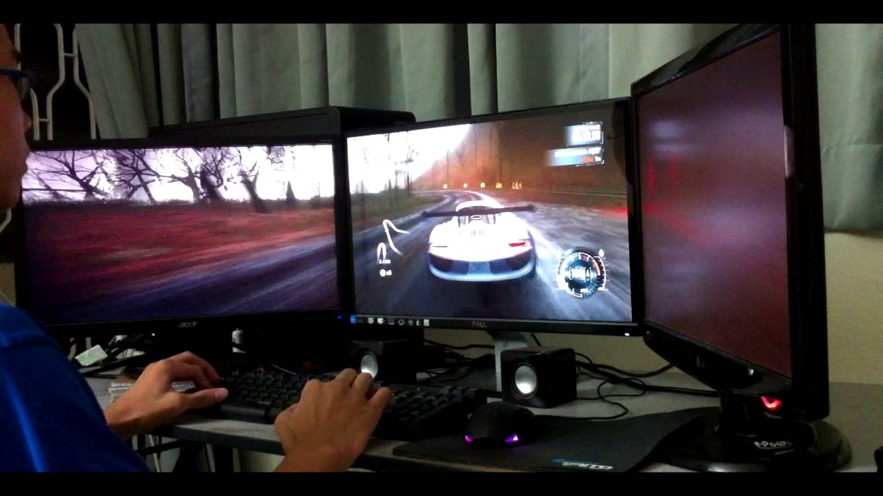 Need for Speed The Run on 3 monitor setup. - YouTube