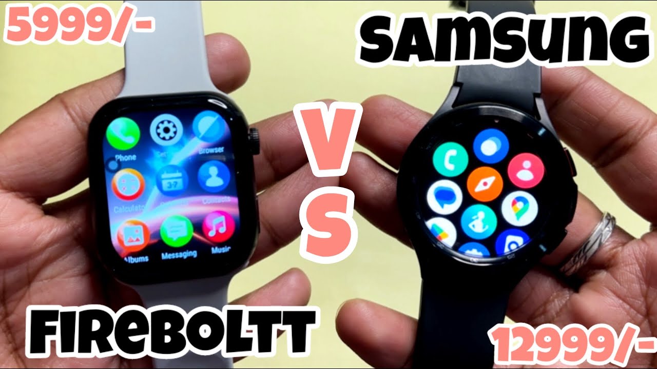 Fire-boltt Dream vs Samsung Watch 4 Classic LTE | Best calling Esim or ...