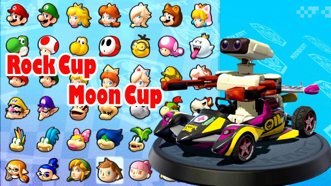 Mario Kart 8 Deluxe R O B Races the Rock Cup and Moon Cup The Premier ...