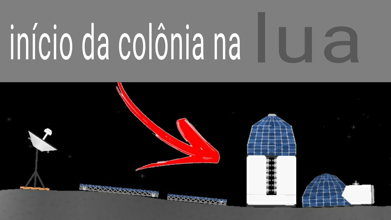 início da colônia na Lua - spaceflight simulator - YouTube